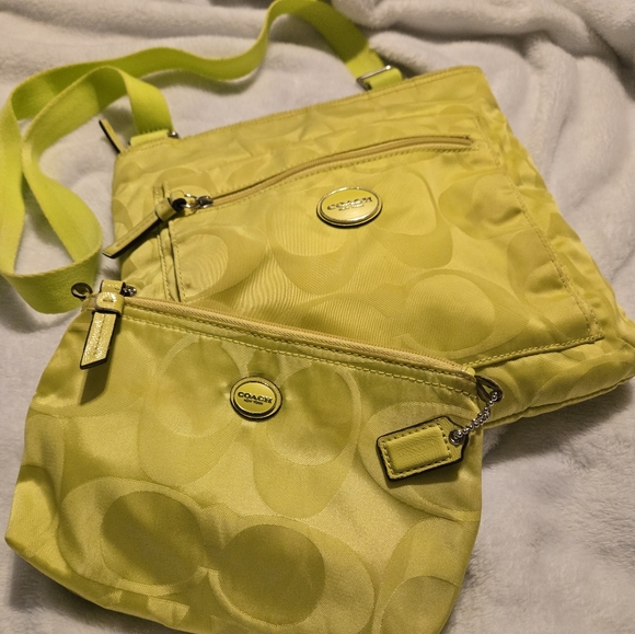 Coach | Bags | Coach Yellow Crossbody Bag | Poshmark